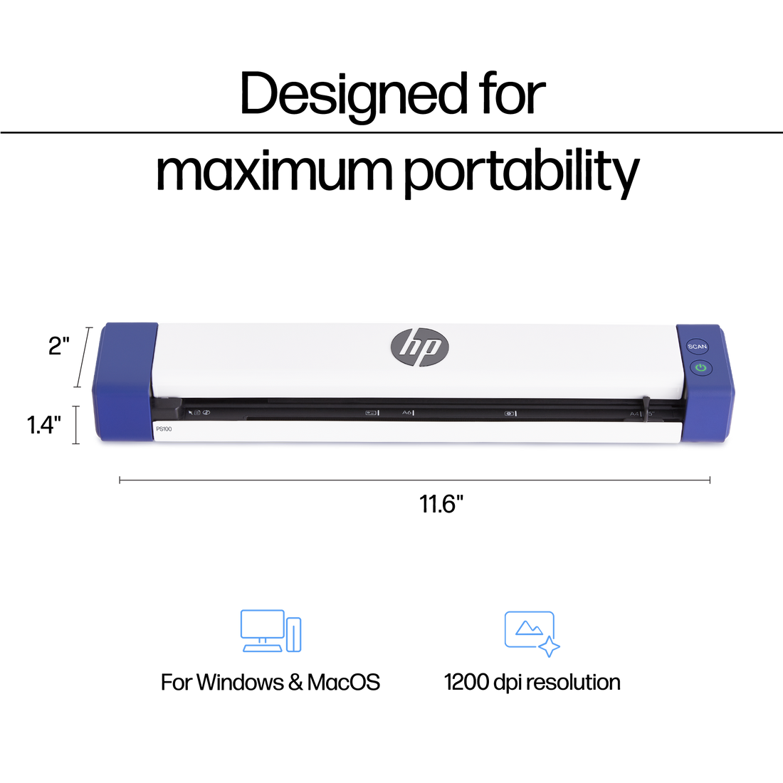 Single-Sided Mobile Document Scanners by HP WorkSolutions – HP Devices